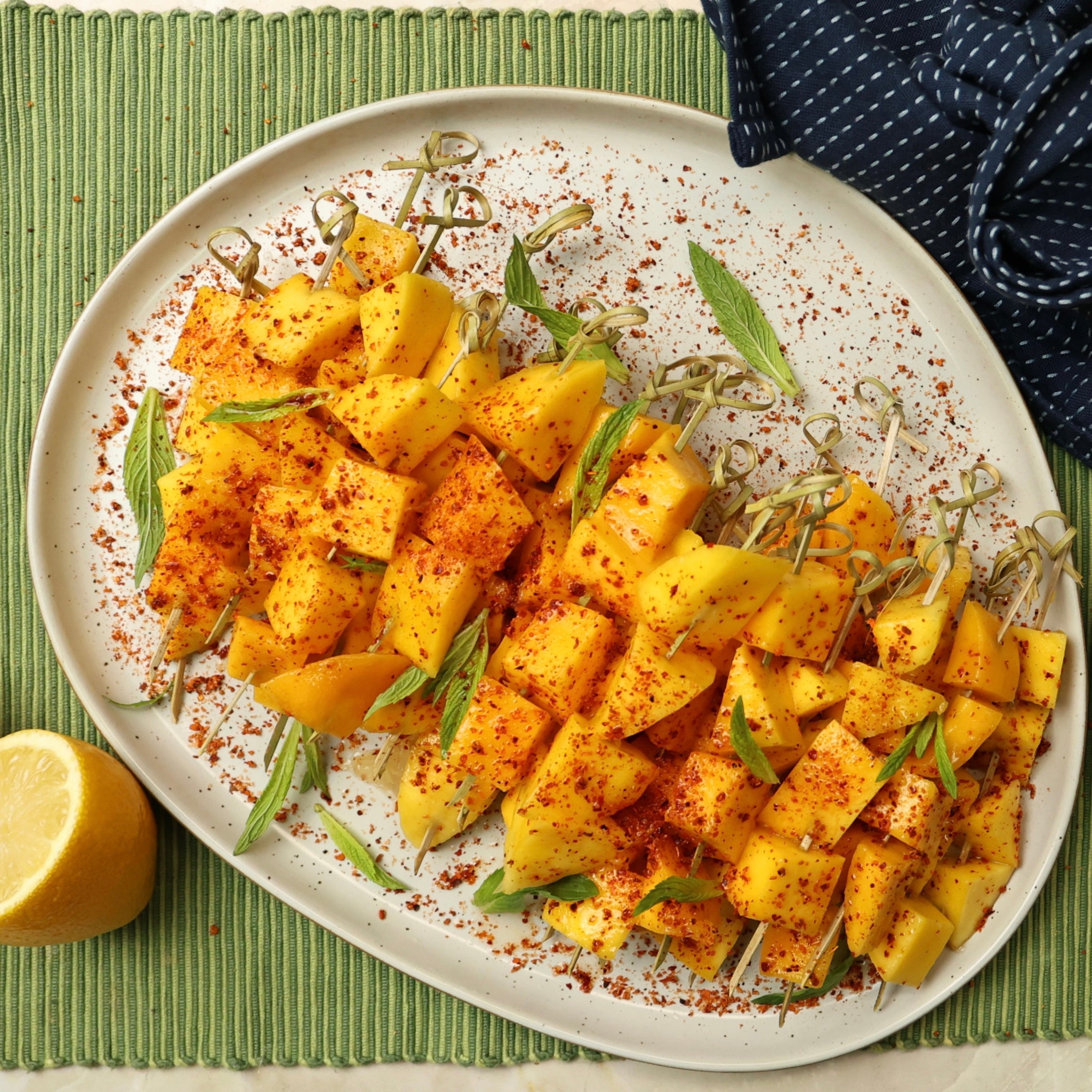 Mango Skewers with Lemon & Tajin – Harris Farm Markets