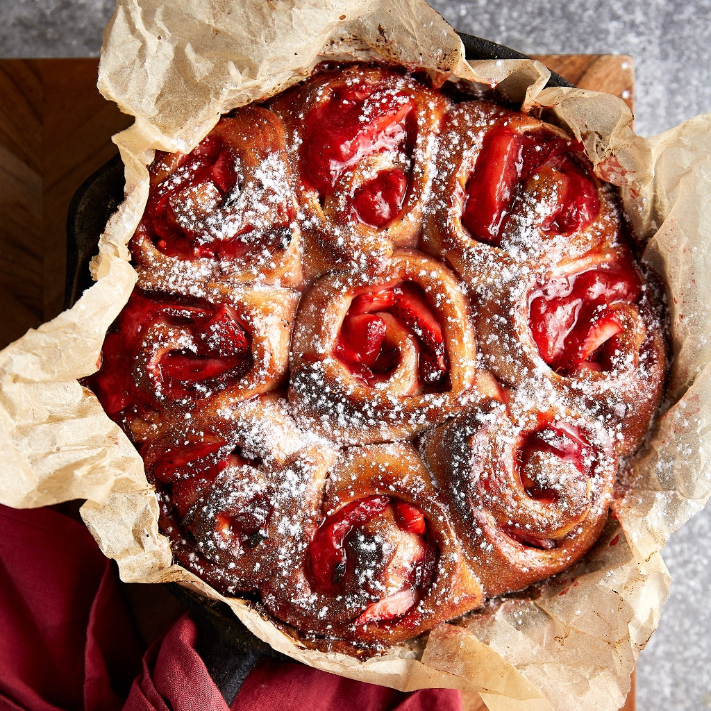 Strawberry and Cinnamon Sticky Buns | Seasonal Recipes | Harris Farm ...