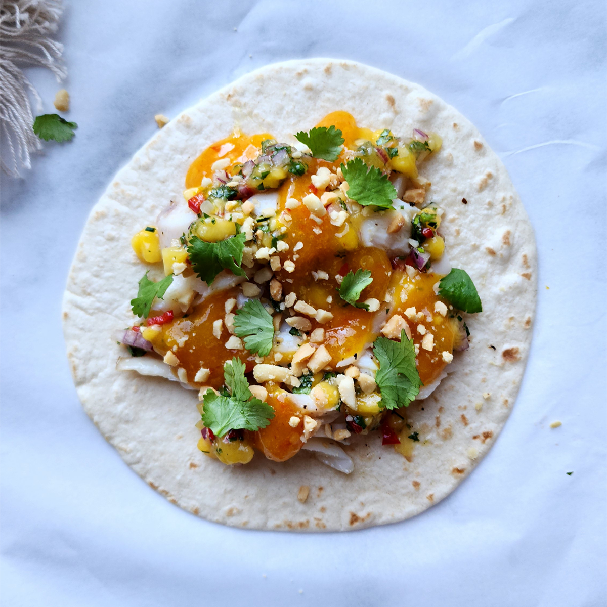 Fish Tacos with Mango Salsa and Mango Chilli Sauce – Harris Farm Markets