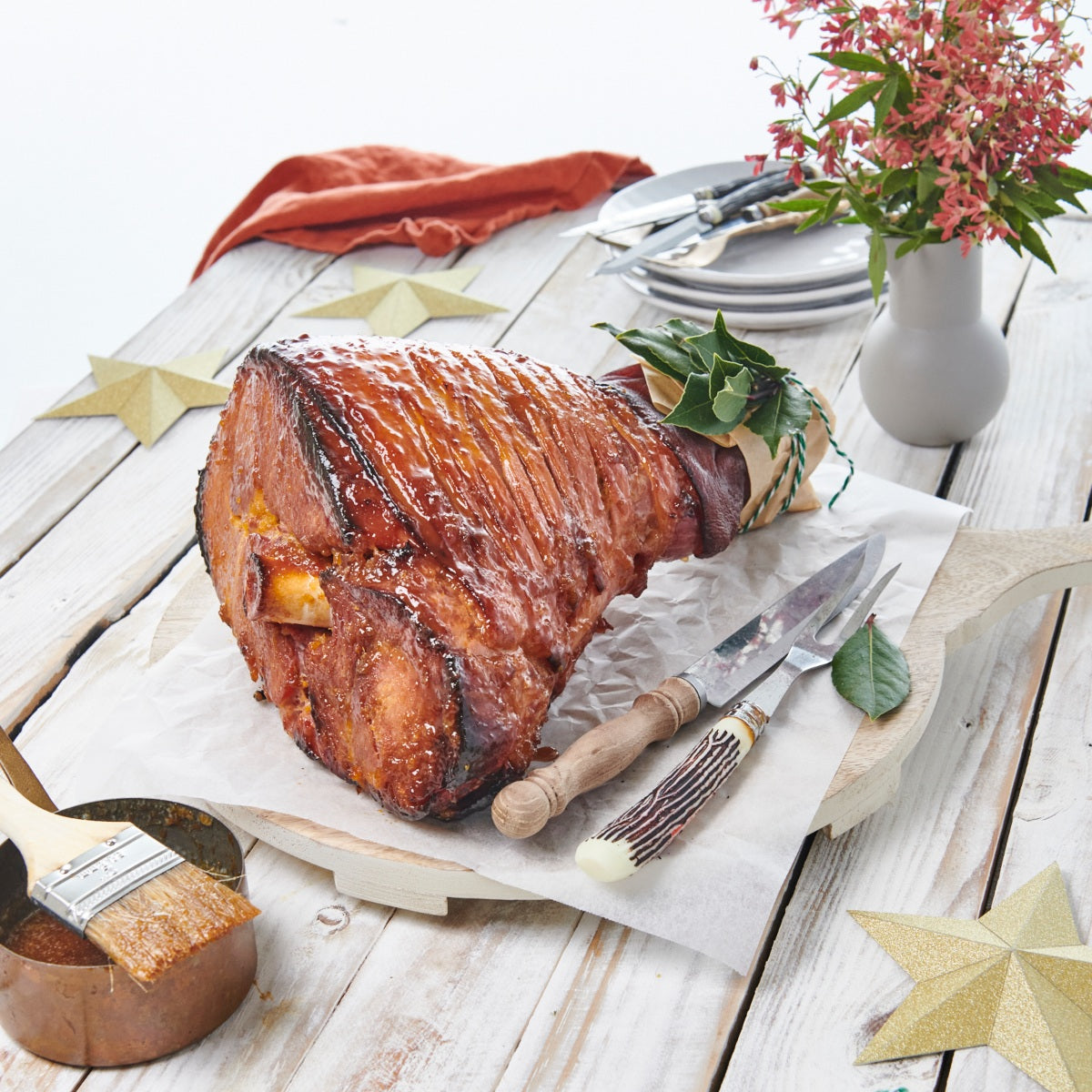 Christmas Ham with Orange Mustard Glaze | Christmas Recipes | Harris ...