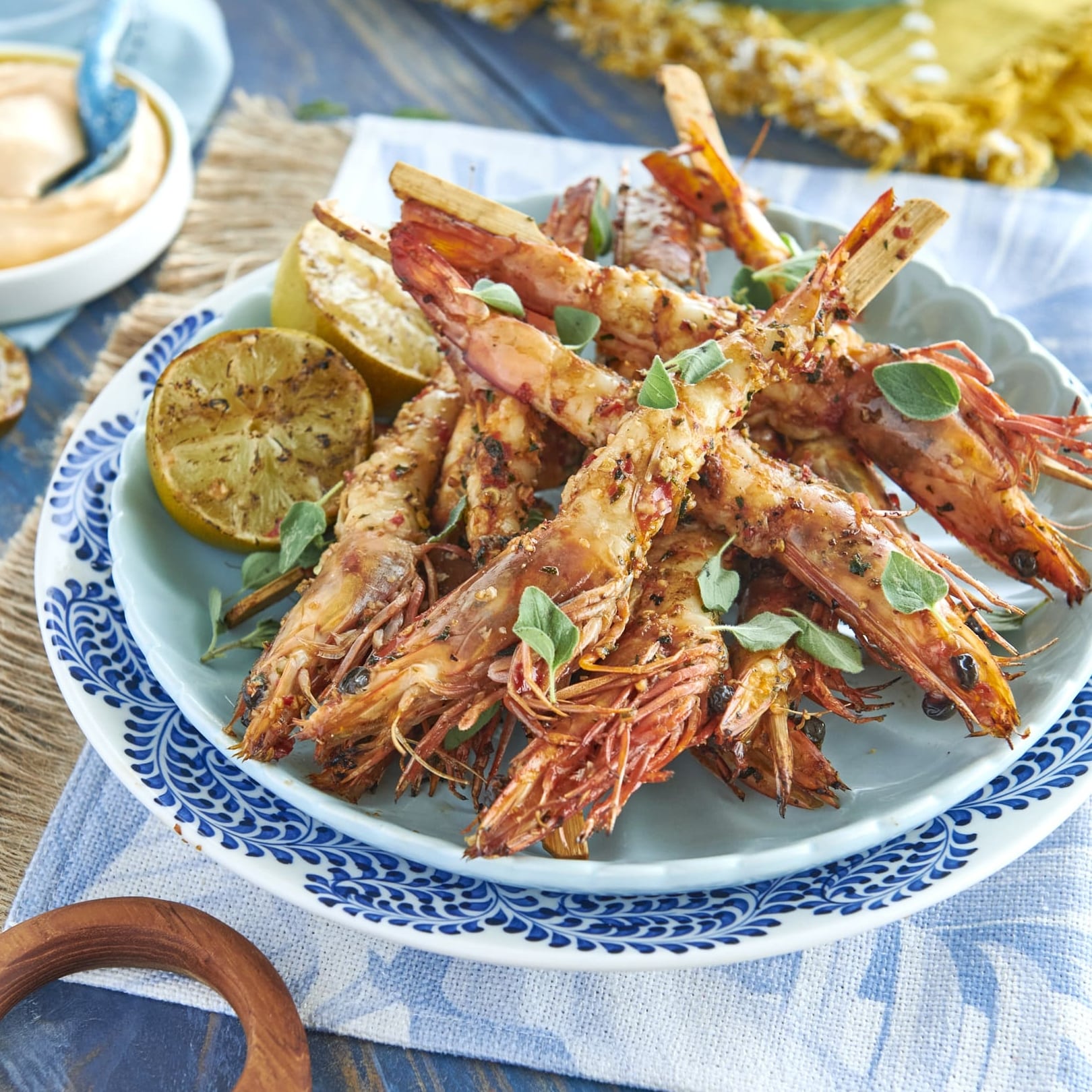 BBQ Chilli Prawns with Grilled Lime – Harris Farm Markets