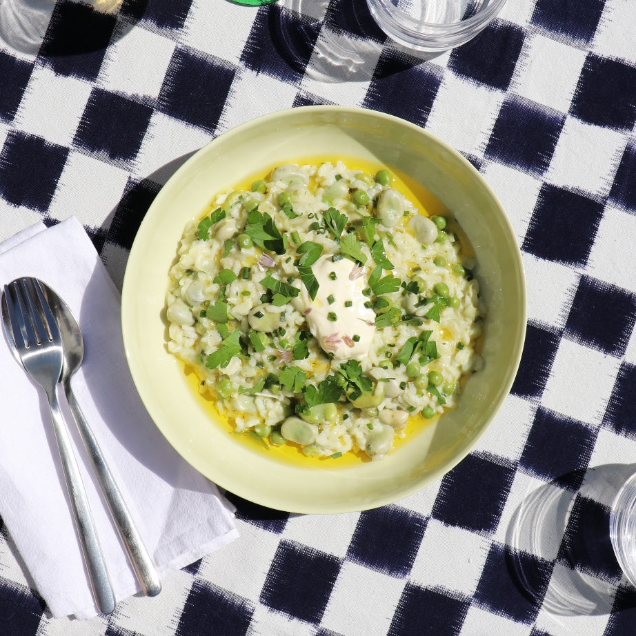 Spring Risotto with Broad Beans & Peas | Seasonal Recipes | Harris Farm ...