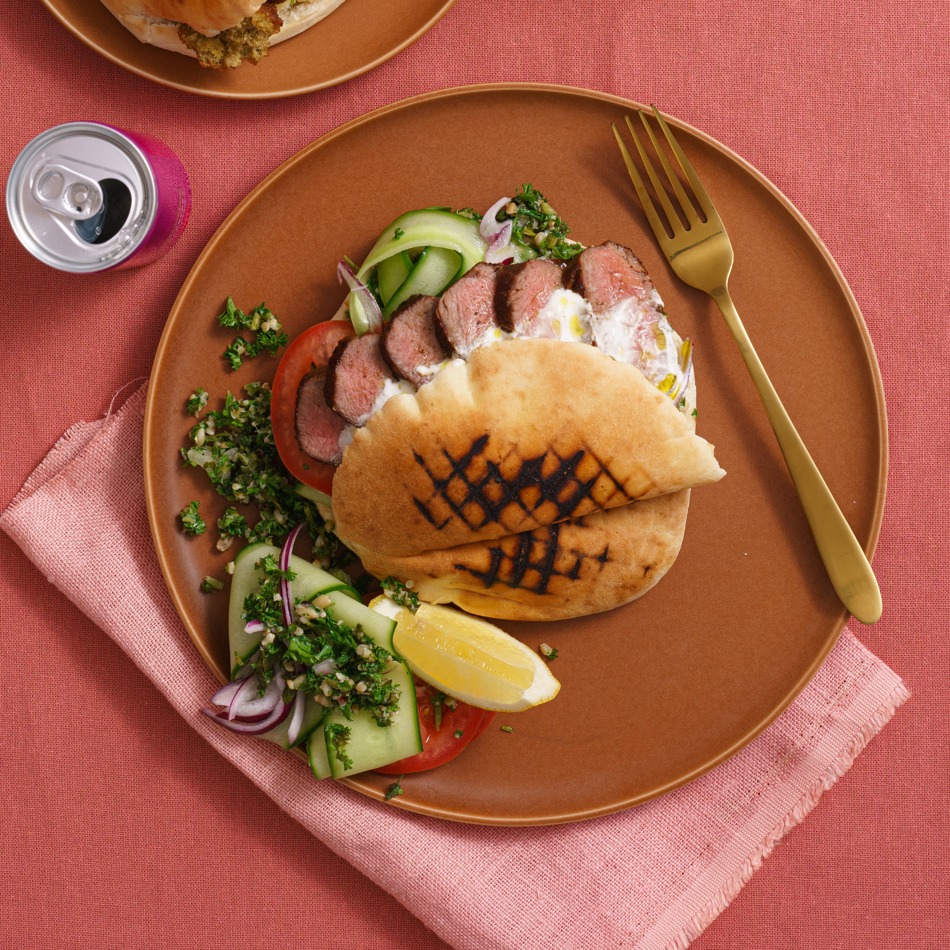 Pita Pockets with Falafel and/or Lamb Backstrap – Harris Farm Markets