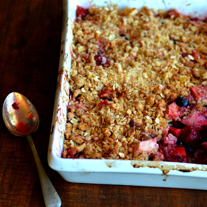 Apple and Mixed Berry Amaretti Crumble - Recipe from Harris Farm ...