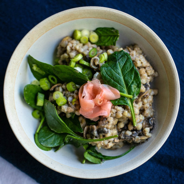 Buckwheat with Mushrooms, Spinach & Miso | Harris Farm Markets