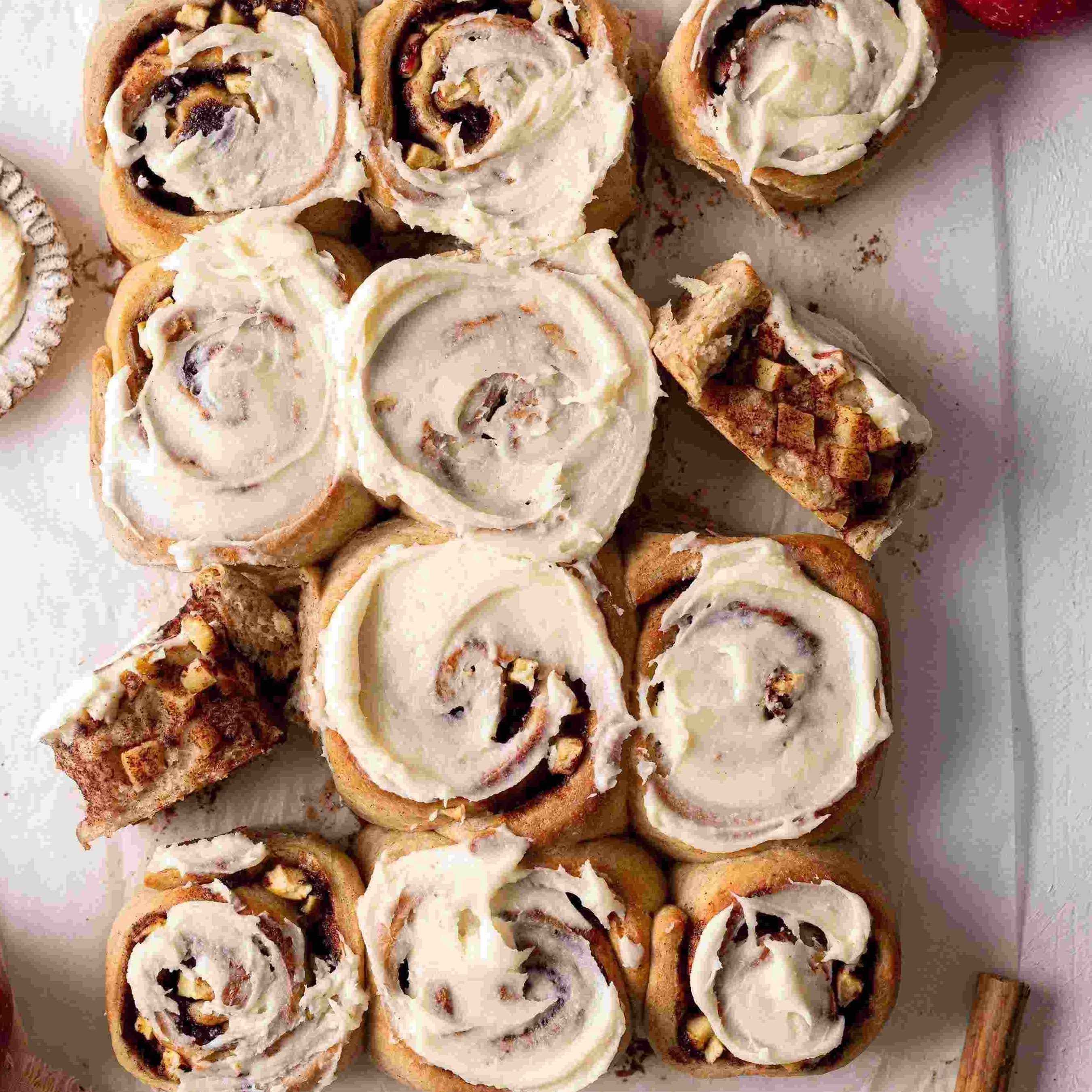 Vegan Apple Cinnamon Scrolls | Seasonal Recipes | – Harris Farm Markets