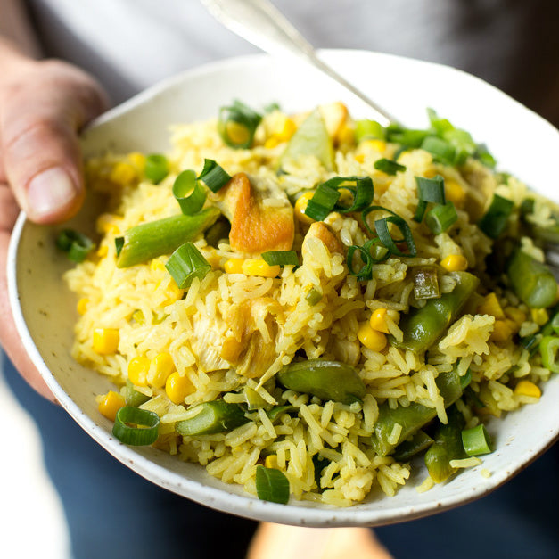Spring Veg & Chicken Rice Pilaf | Harris Farm Markets