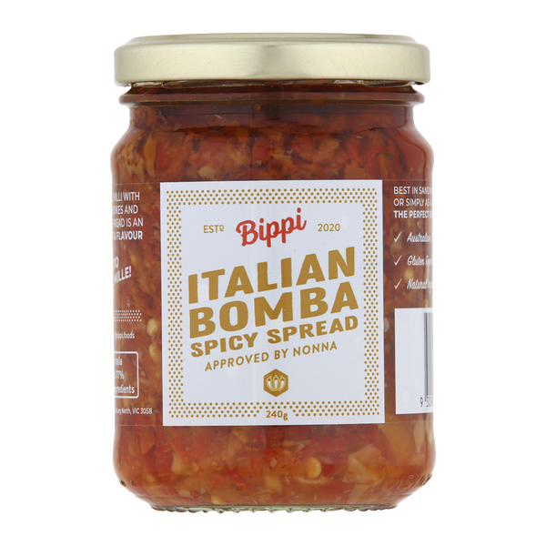 Bippi Italian Bomba Spicy Spread 240g | Harris Farm Markets