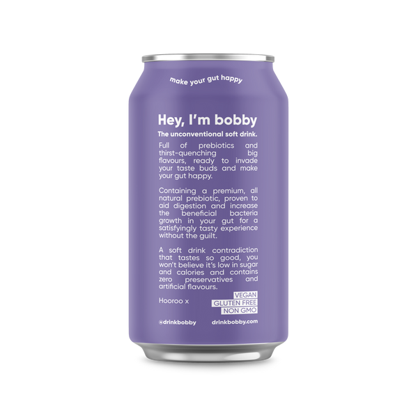Bobby Prebiotic Soft Drink Passionfruit 330mL | Harris Farm Markets