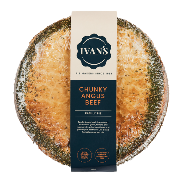 Ivan's Pies Chunky Angus Beef Pies 900g | Harris Farm Markets