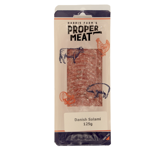 Harris Farms Proper Meat Danish Salami 125g | Harris Farm Markets