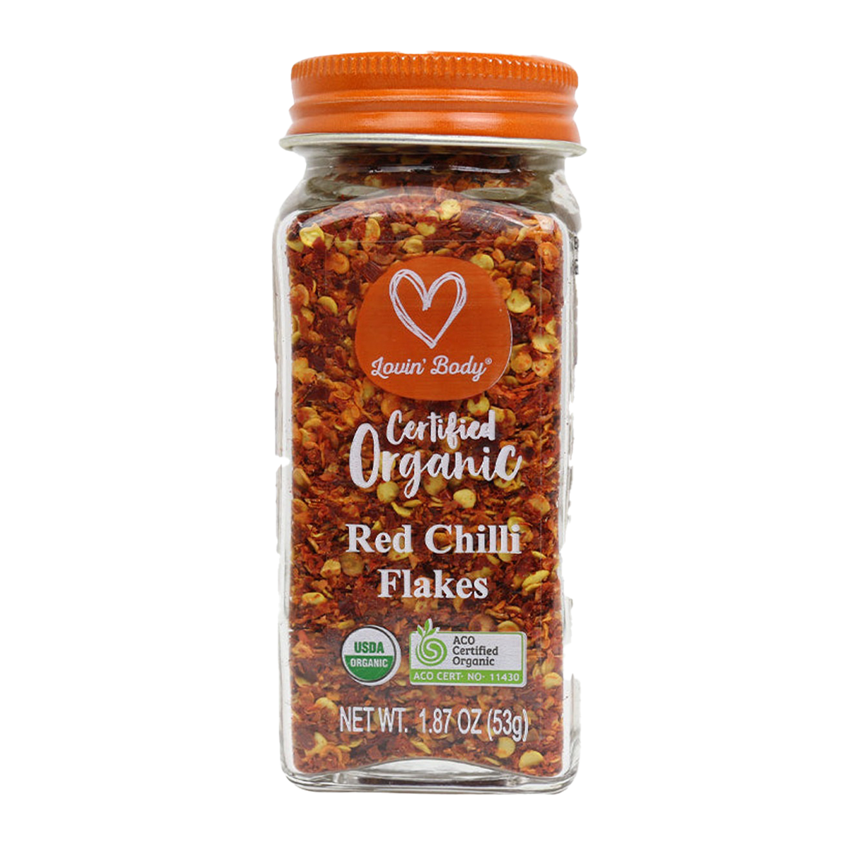 Lovin Body Organic Red Chilli Flakes 53g – Harris Farm Markets