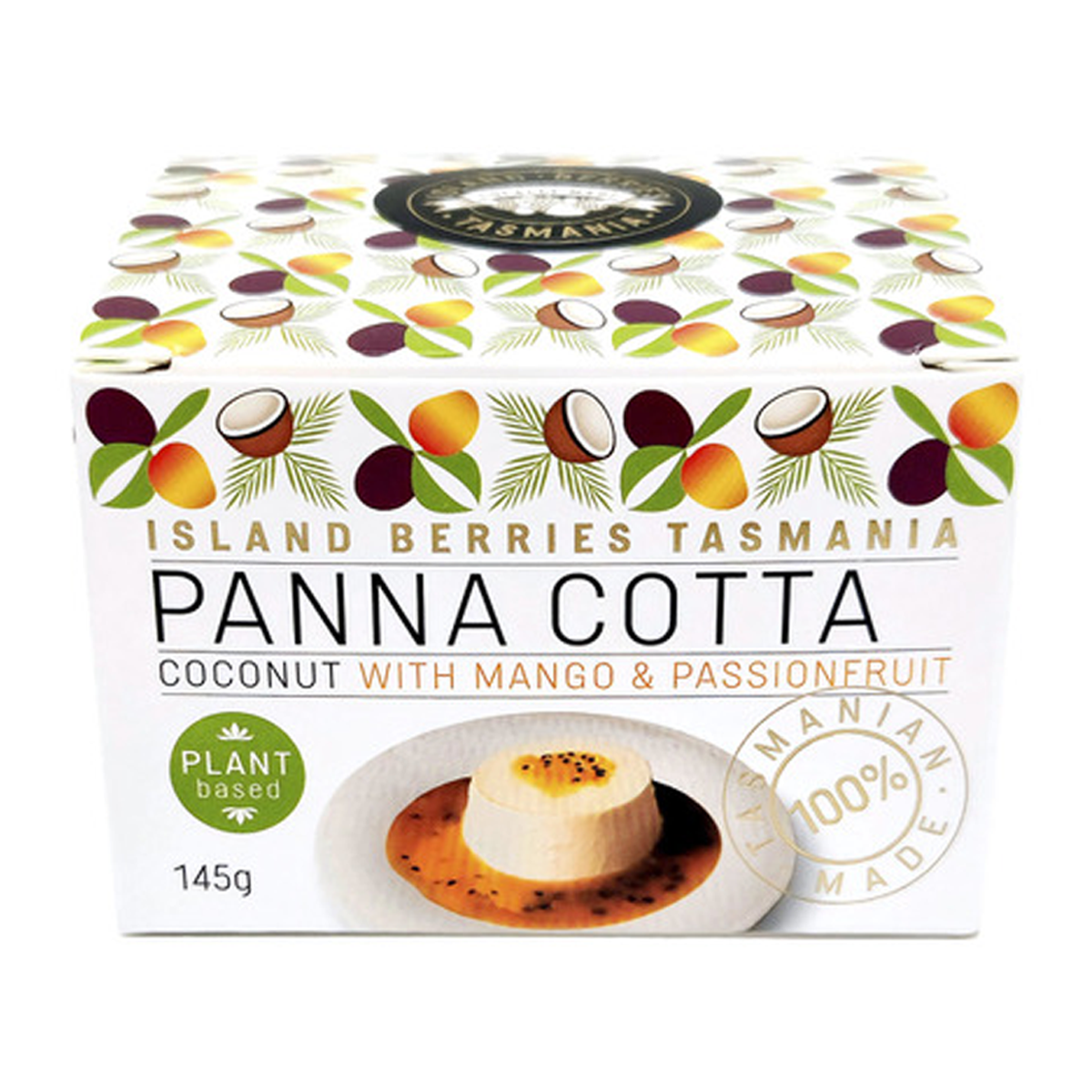 Island Berries Tasmania Panna Cotta Coconut with Mango & Passionfruit ...