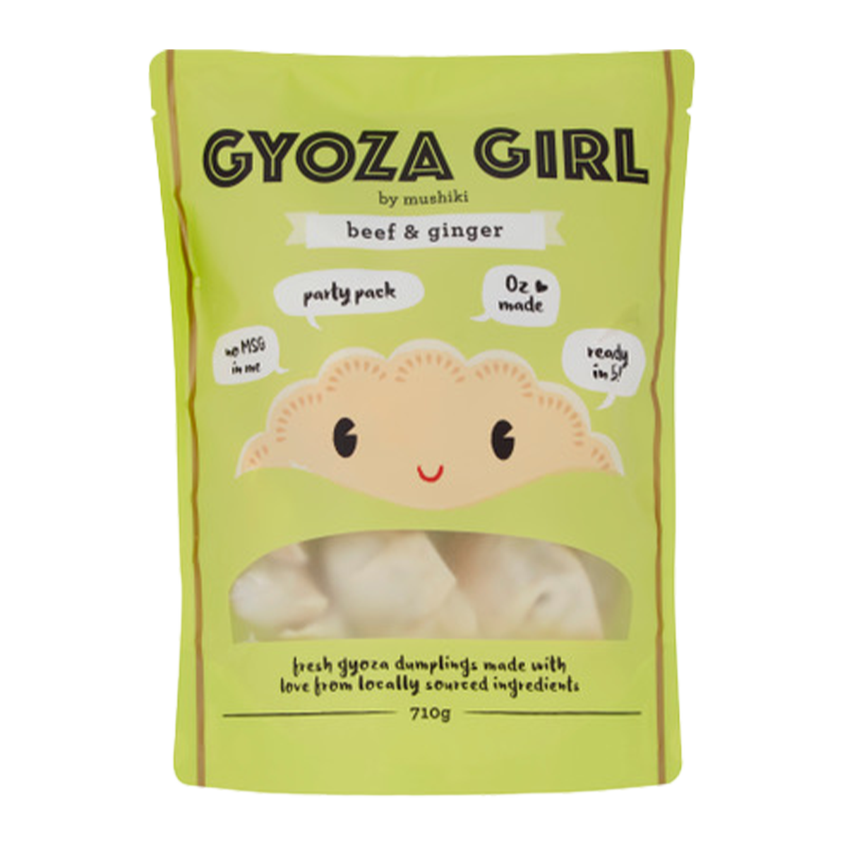 Gyoza Girl Beef Ginger Gyoza 710g – Harris Farm Markets