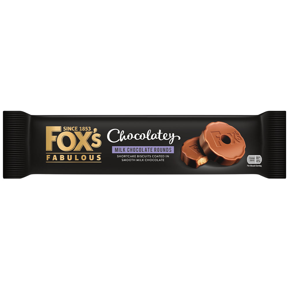 Fox's Biscuits Chocolatey Milk Chocolate Rounds 130g | Harris Farm Markets