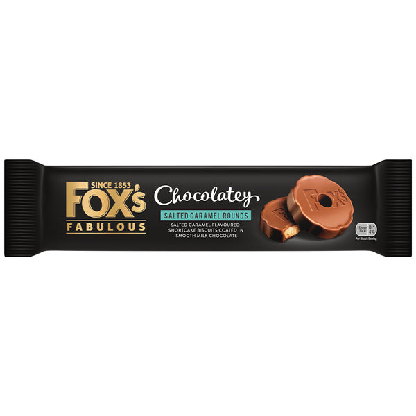 Fox's Biscuits Chocolatey Salted Caramel Rounds 130g | Harris Farm Markets