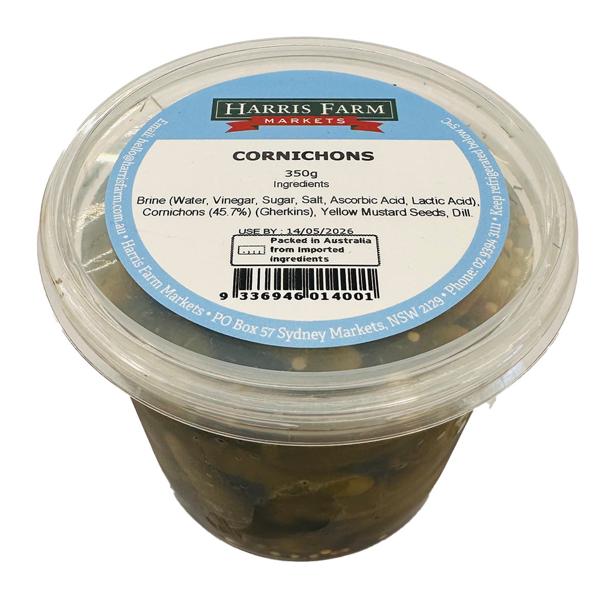 Harris Farm Cornichons 350g – Harris Farm Markets