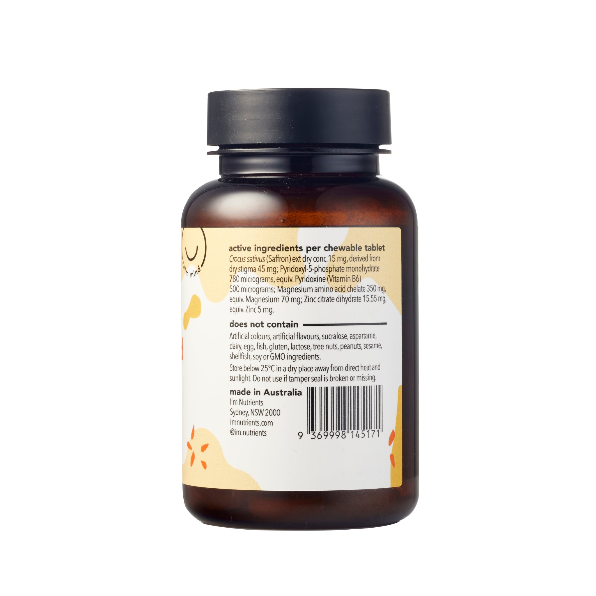 I'm Nutrients Calm Mind 30 Tablets – Harris Farm Markets