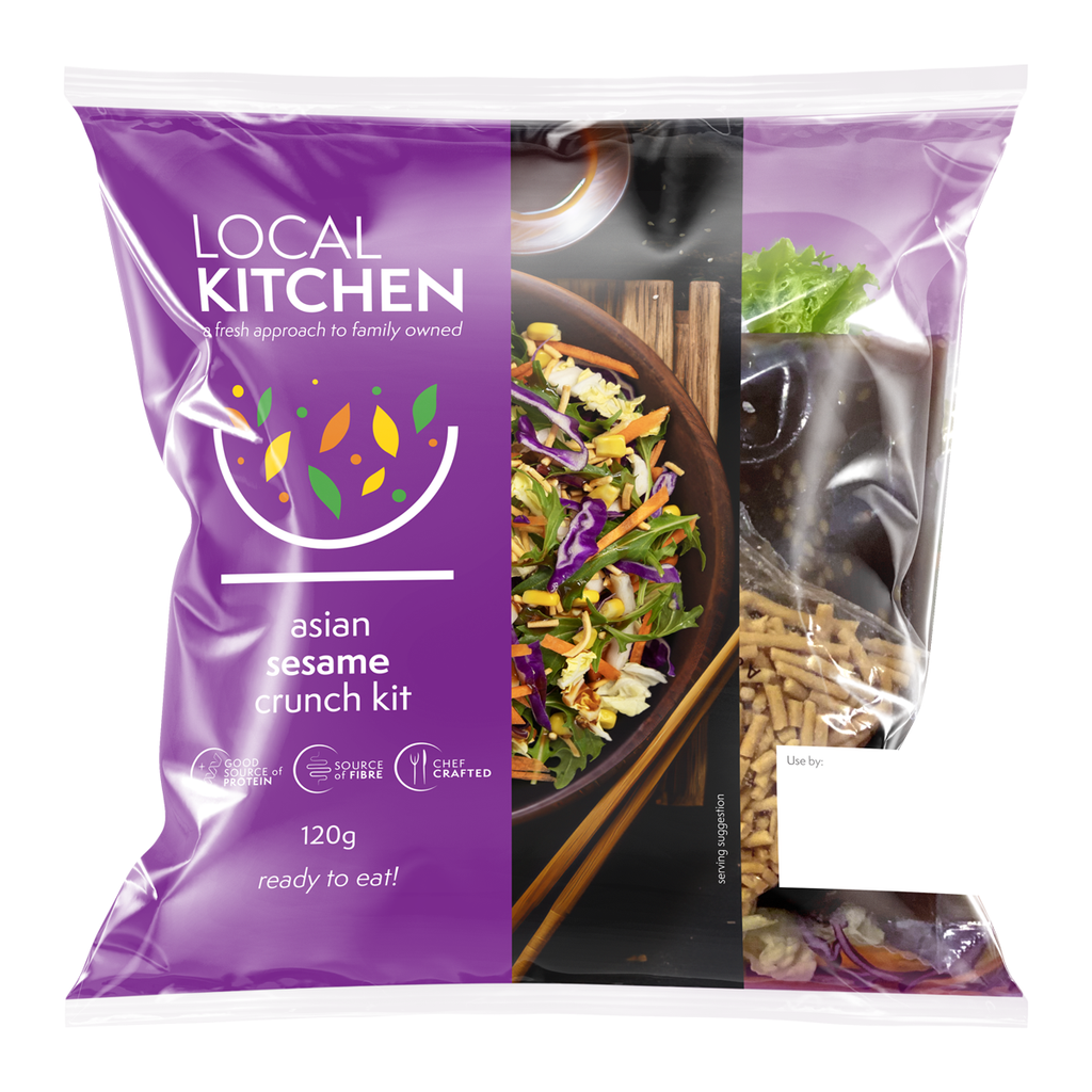 Local Kitchen Crunch Kit Asian Sesame 120g | Harris Farm Markets