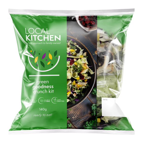 Local Kitchen Crunch Kit Green Goodness 140g | Harris Farm Markets