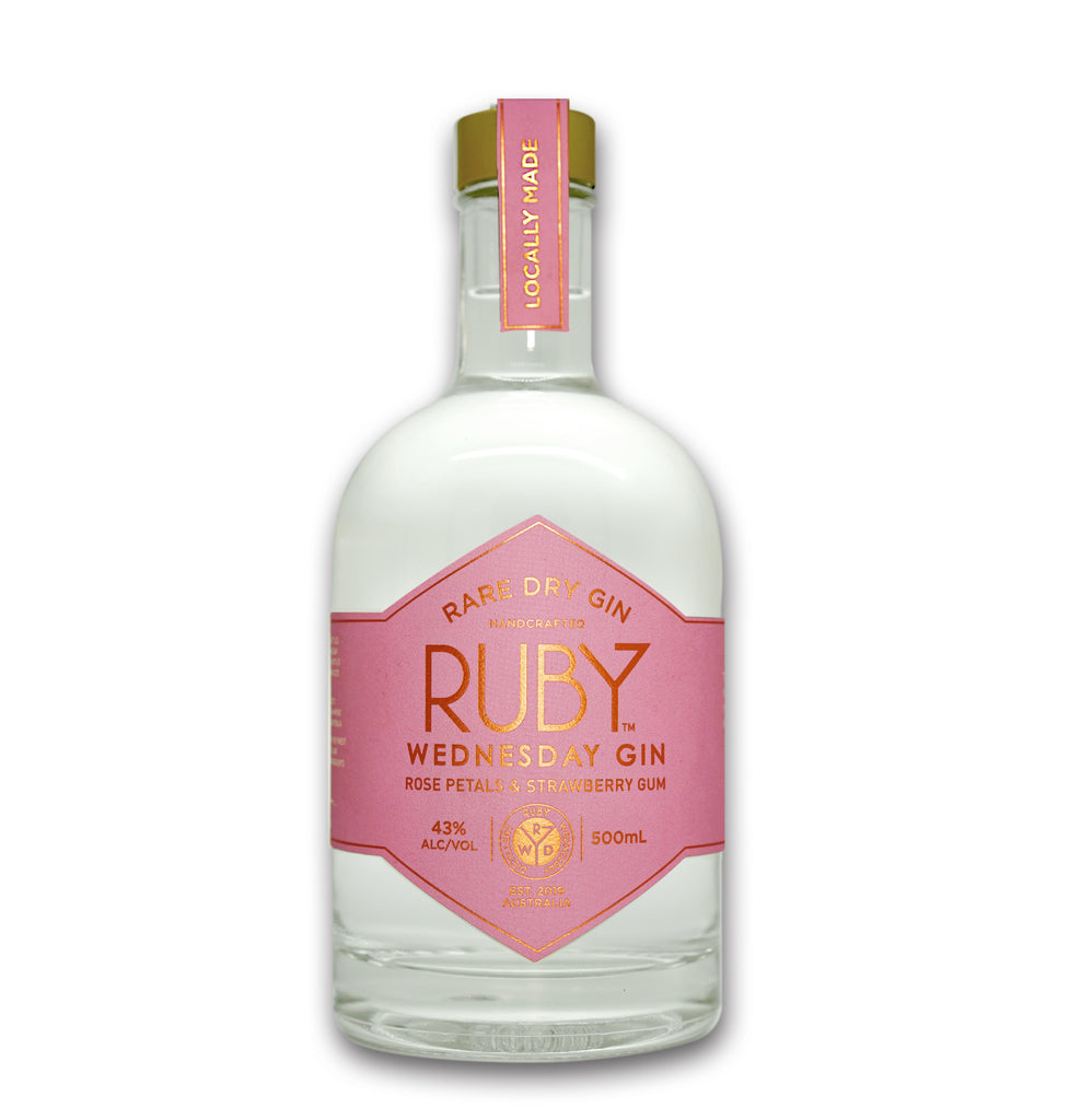Ruby Wednesday Gin Rose Petal and Strawberry Gin 500ml | Harris Farm Markets