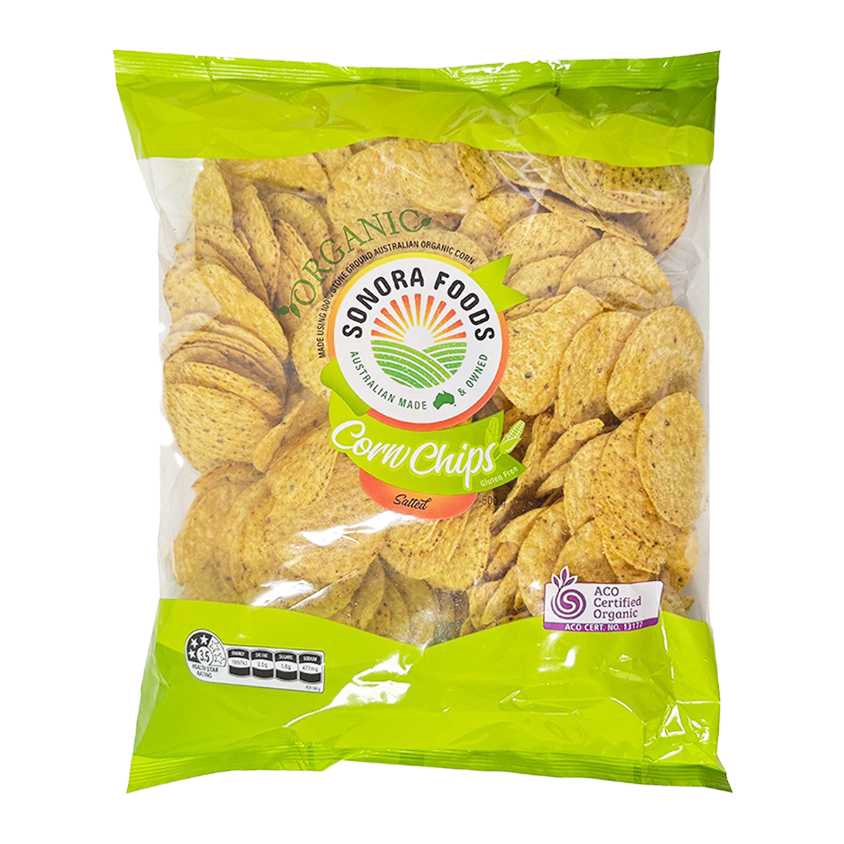 Sonora Organic Corn Chips Salted 500g – Harris Farm Markets