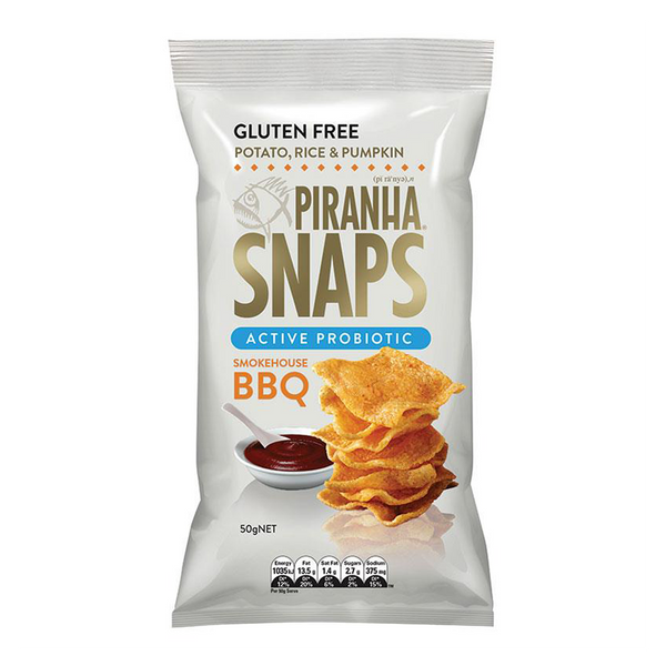 Piranha Snaps Smokehouse BBQ 50g | Harris Farm Markets