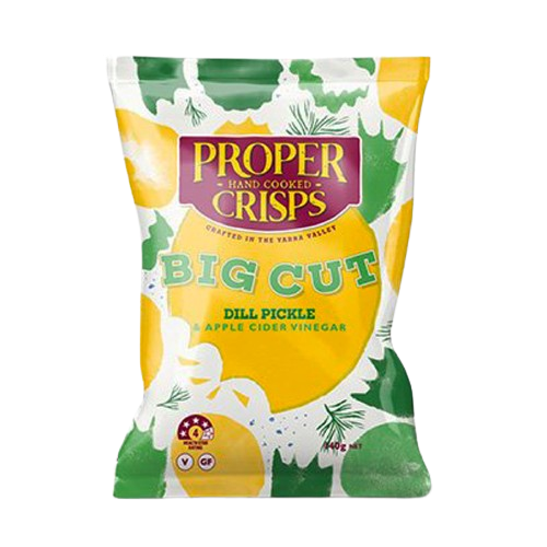 Proper Crisps Big Cut Dill Pickle 140g | Harris Farm Markets
