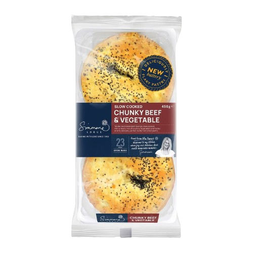 Simmone Logue Angus Chunky Beef Pie x2 450g | Harris Farm Markets