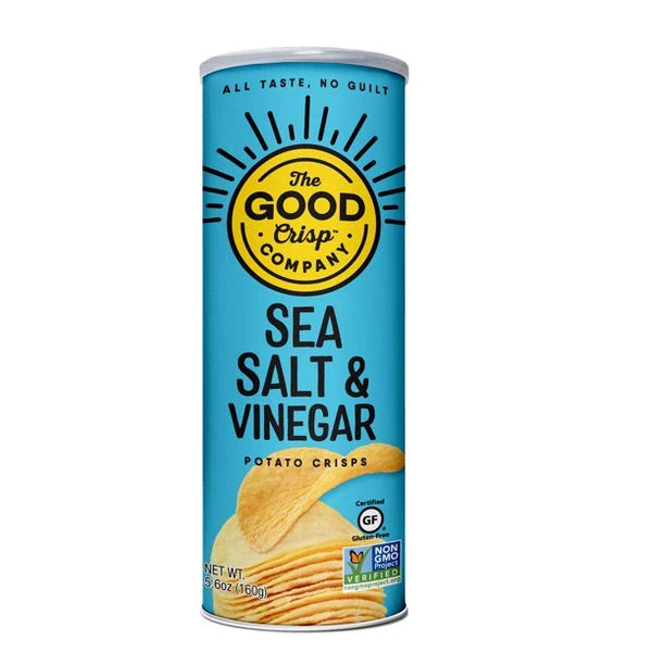 The Good Crisps Potato Crisps Sea Salt and Vinegar 160g | Harris Farm ...