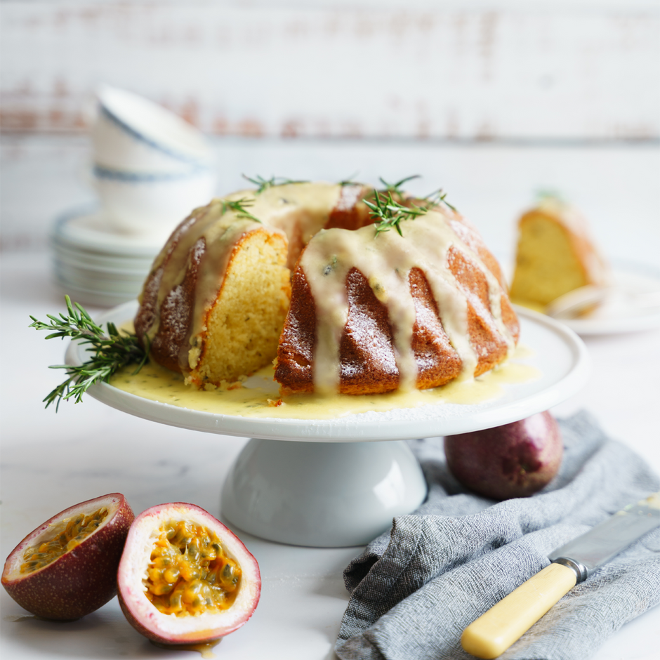 Rosemary, Lemon and Passionfruit Bundt Cake – Harris Farm Markets