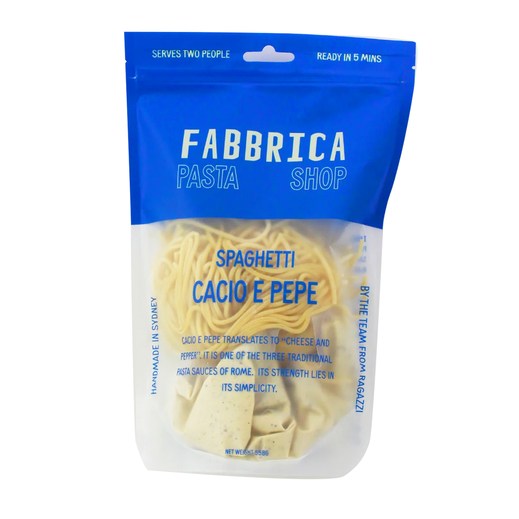 Fabbrica Pasta Spaghetti Cacio E Pepe 550g | Harris Farm Markets