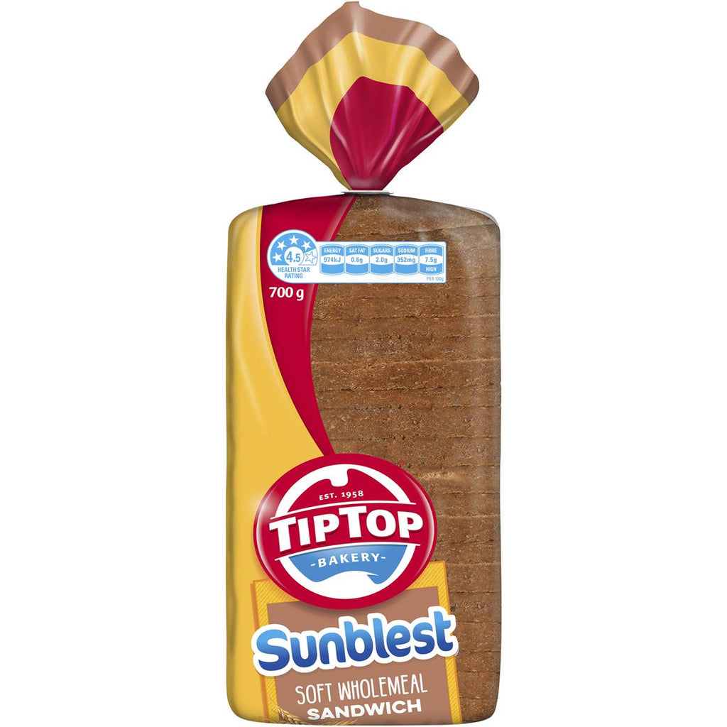 Tip Top Sunblest Wholemeal Sandwich 700g | Harris Farm Markets