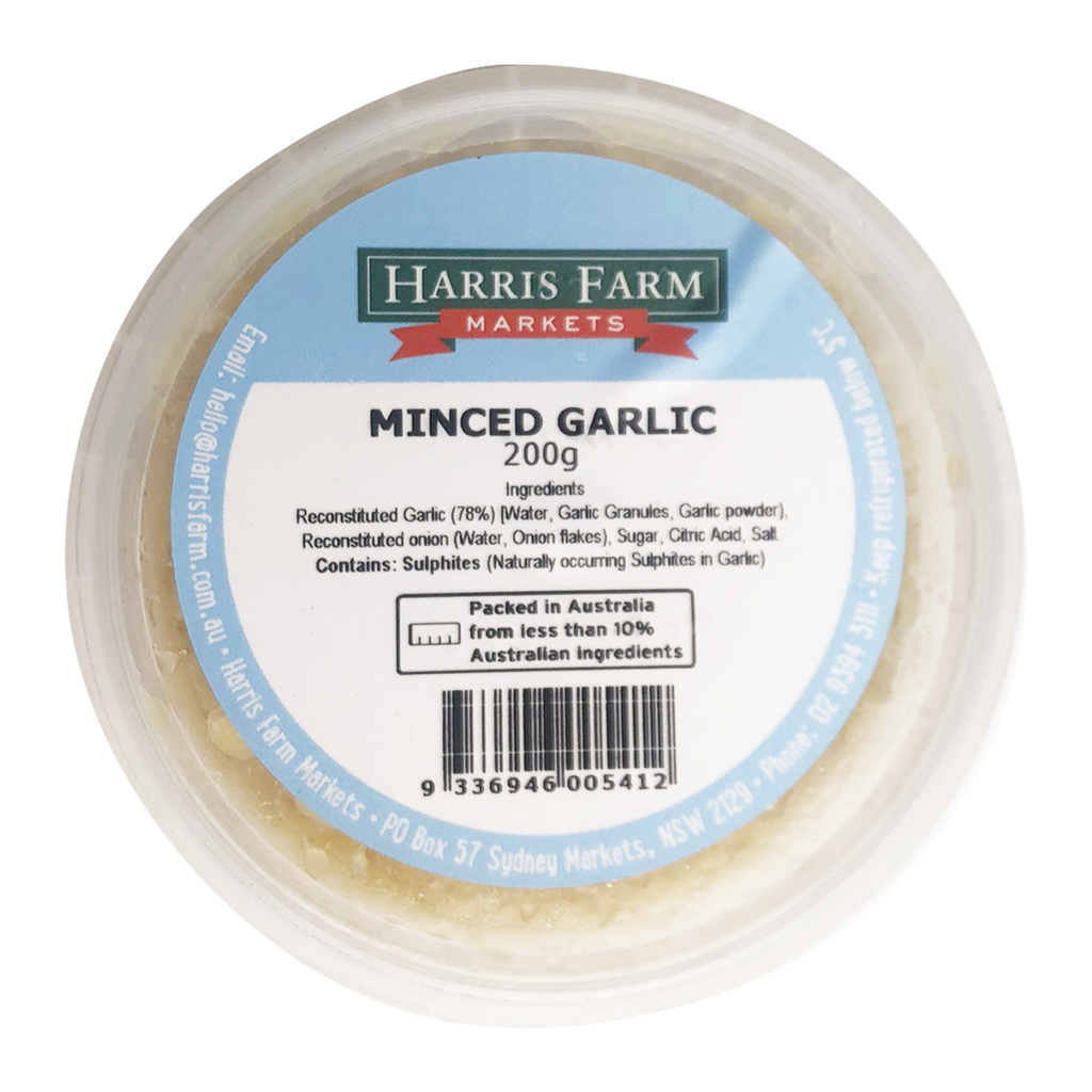 Harris Farm Minced Garlic 200g | Harris Farm Markets