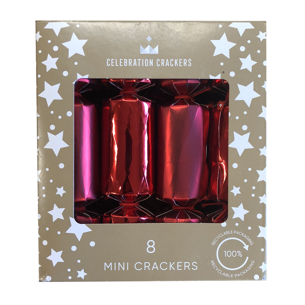 Celebration Crackers Mini Red Diamond Pack x8 | Harris Farm Markets