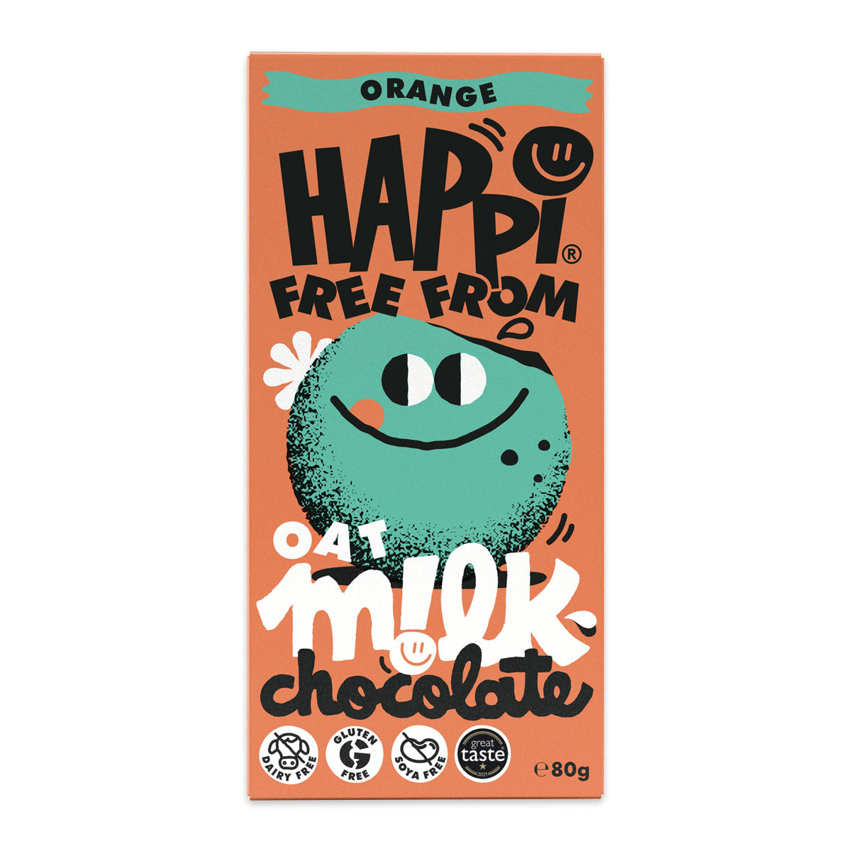 Happi Oat Orange Oat Milk Chocolate 80g – Harris Farm Markets