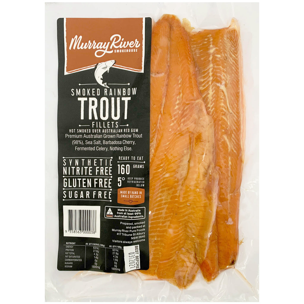 Buy Murray River Smokehouse Smoked Rainbow Trout Fillets from Harris ...