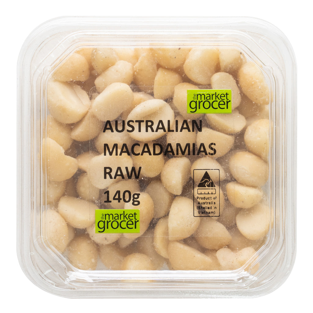 The Market Grocer Macadamia Raw 140g | Harris Farm Markets
