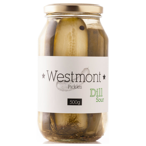 Westmont Pickles Dill Sour 500g | Harris Farm Markets