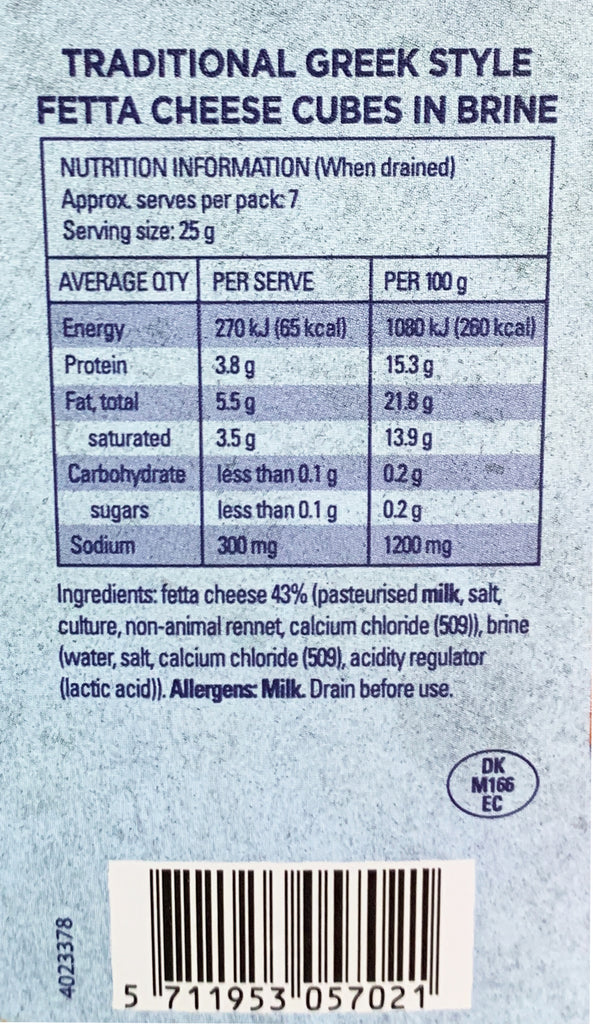 Buy premium quality Castello Traditional Fetta Cubes In Brine from ...