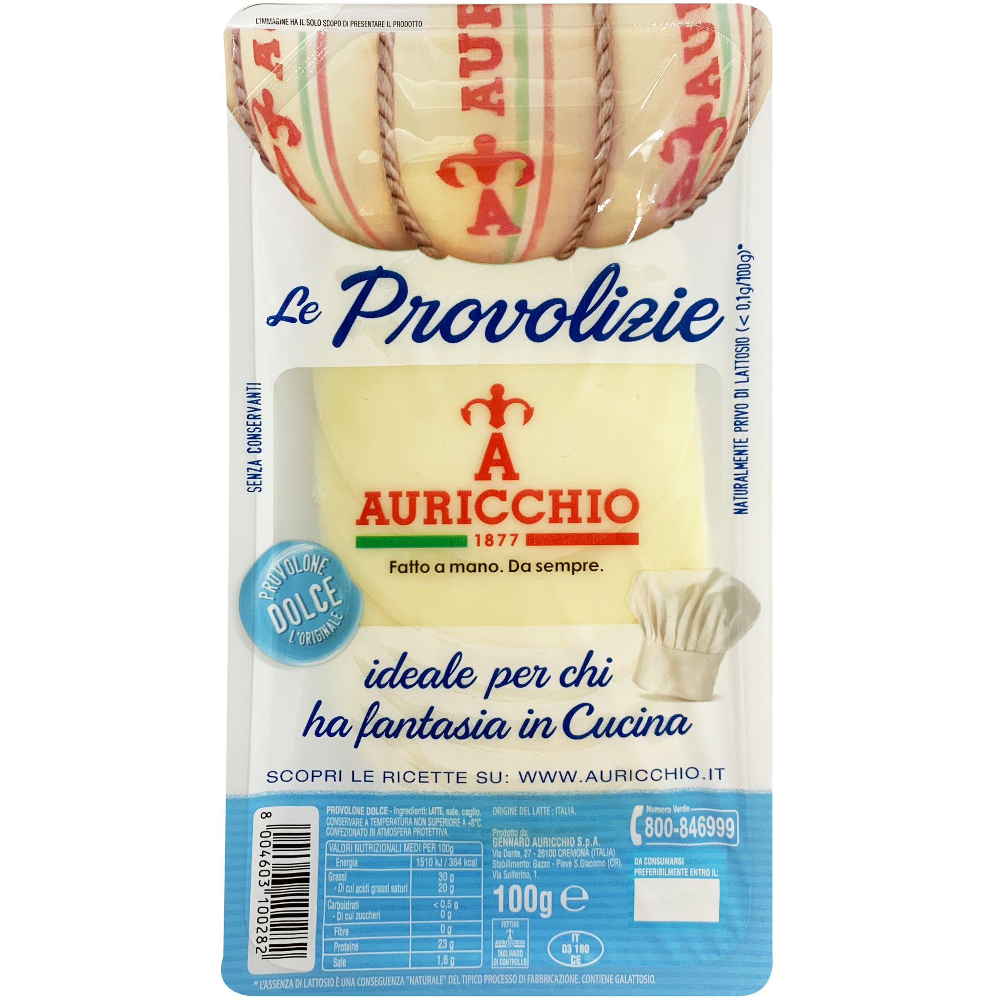 Auricchio Provolone Dolce Sliced 100g | Harris Farm – Harris Farm Markets