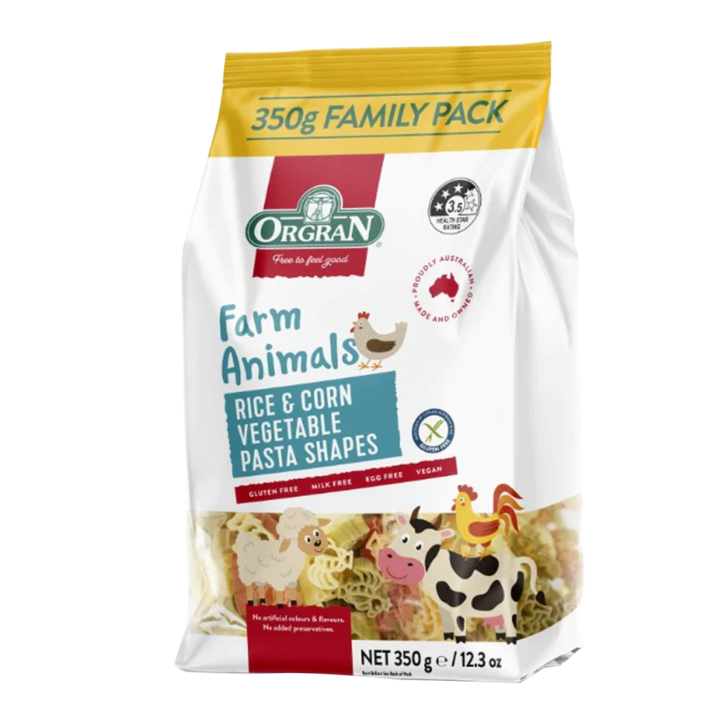 Orgran Gluten Free Pasta Farm Animals 350g | Harris Farm Markets