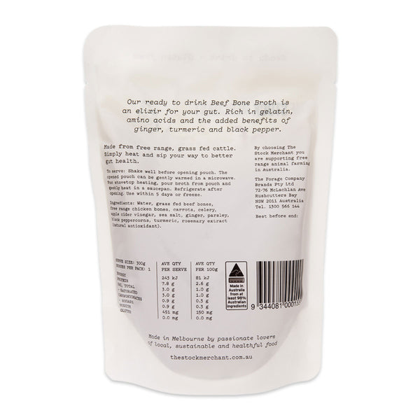 Buy The Stock Merchant Free Range Beef Bone Broth from Harris Farm ...