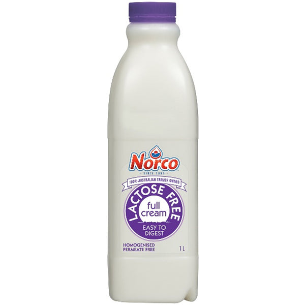 Norco Full Cream Lactose Free Milk 1L | Harris Farm Markets