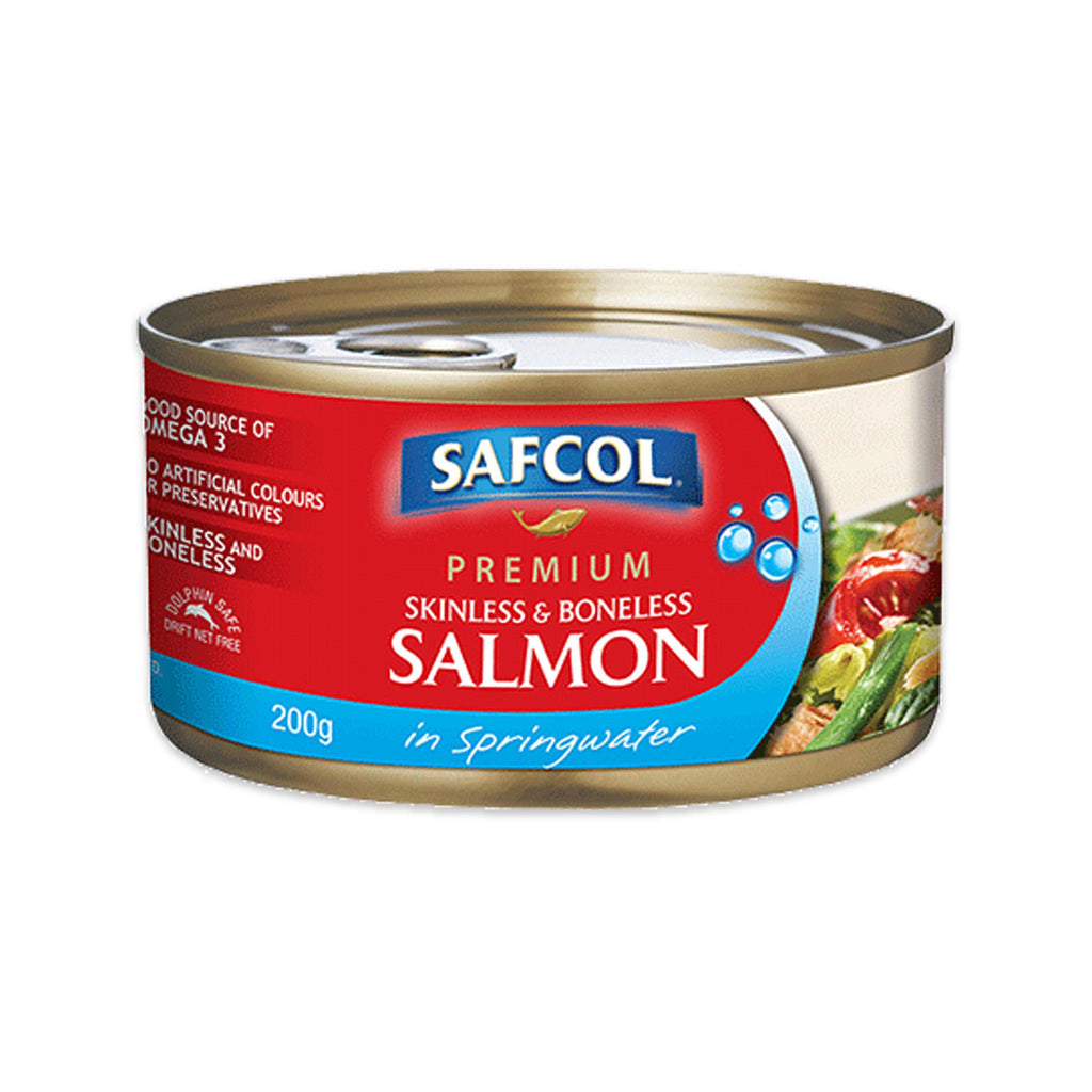 Safcol Premium Salmon Springwater 200g | Harris Farm Markets