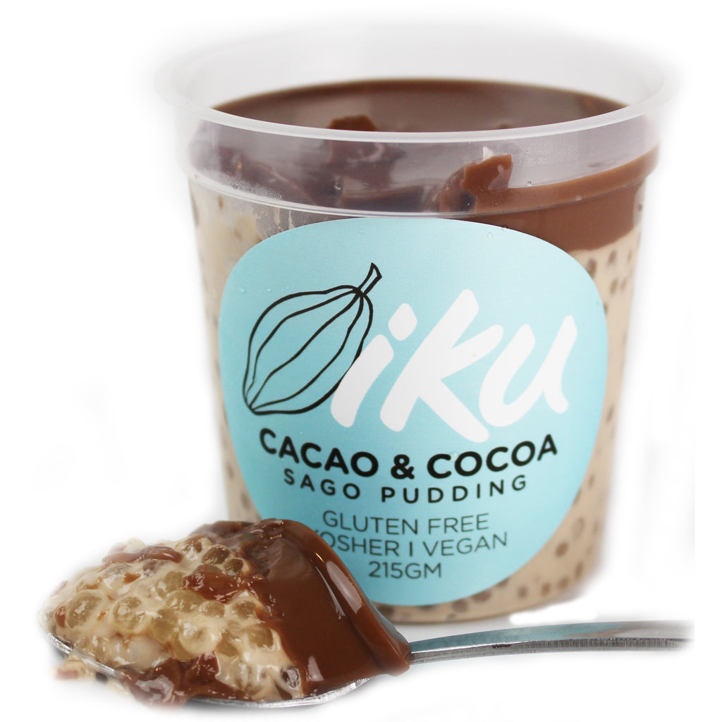 Buy IKU Wholefood Sago Pudding Cacao & Cocoa from Harris Farm Online ...
