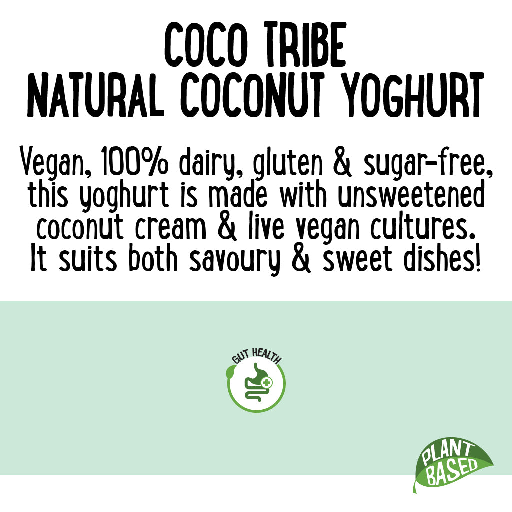 Coco Tribe Organic Coconut Milk Natural Yoghurt 500g | Harris Farm Markets