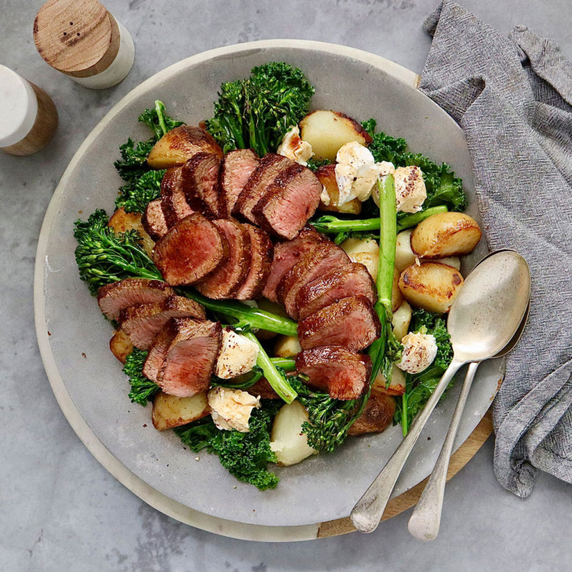 Buy Lamb Backstrap - with Golden Potatoes and Labneh from Harris Farm ...