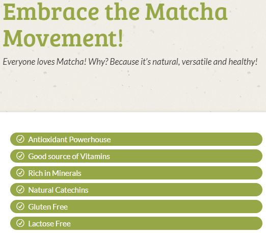 Kintra Foods Matcha Green Tea Blend x25 50g | Harris Farm Markets
