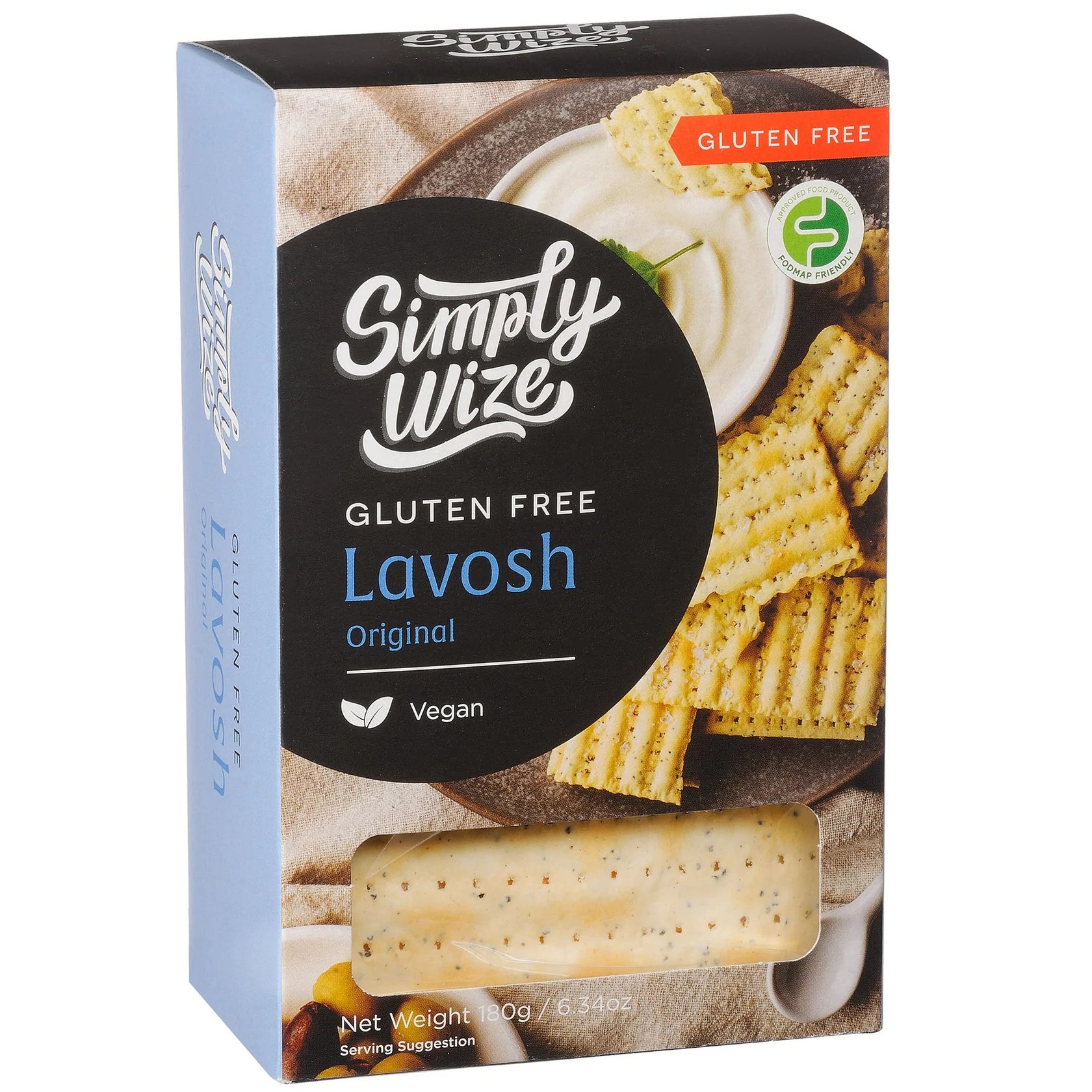 Simply Wize Gluten Free Lavosh Original 180g – Harris Farm Markets